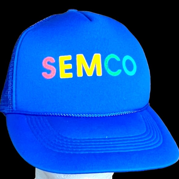 Unbranded | Accessories | Vintage Semco Energy Gas Company Blue Mesh ...